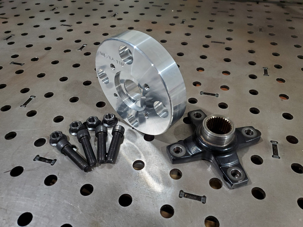 Mercedes 110mm 4 bolt Transmission Driveshaft Adapter-722.6